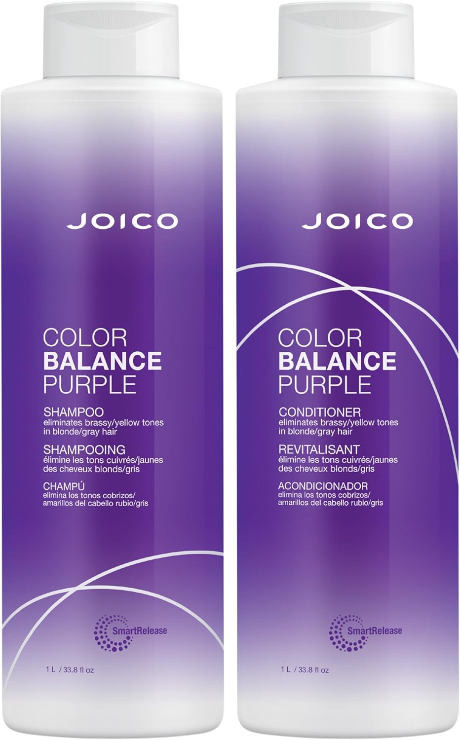 Joico Color Balance Purple Shampoo & Conditioner Set | Eliminate Brassy ...