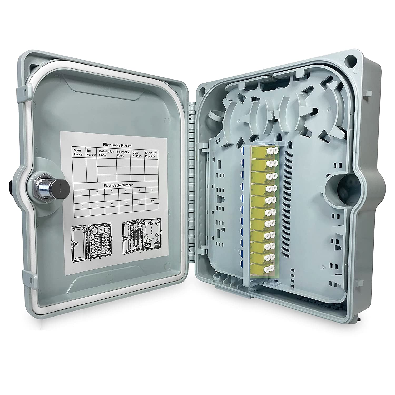 Amazon.com: Fiber Optic Wall Mount or Pole Mount Enclosure for Indoor ...