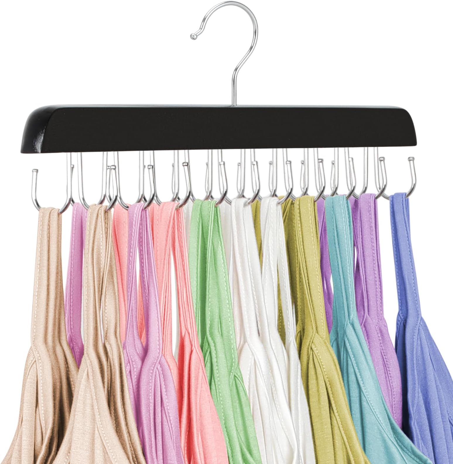 Amazon.com: 20 Hooks Hangers Space Saving, Universal Belt Hanger, Bra ...