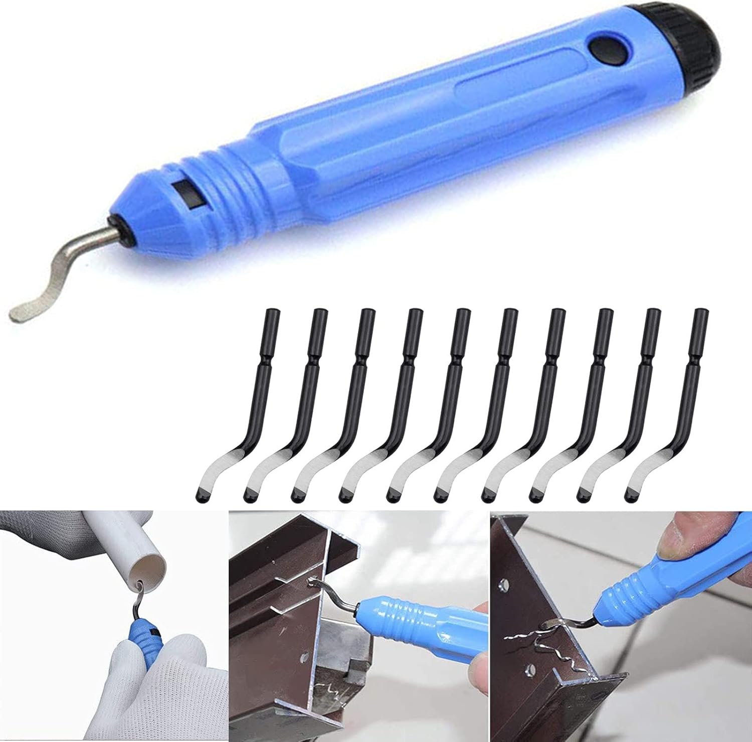 Entgrater Werkzeug Universal, Tragbare Handentgrater-Werkzeugsatz mit ...