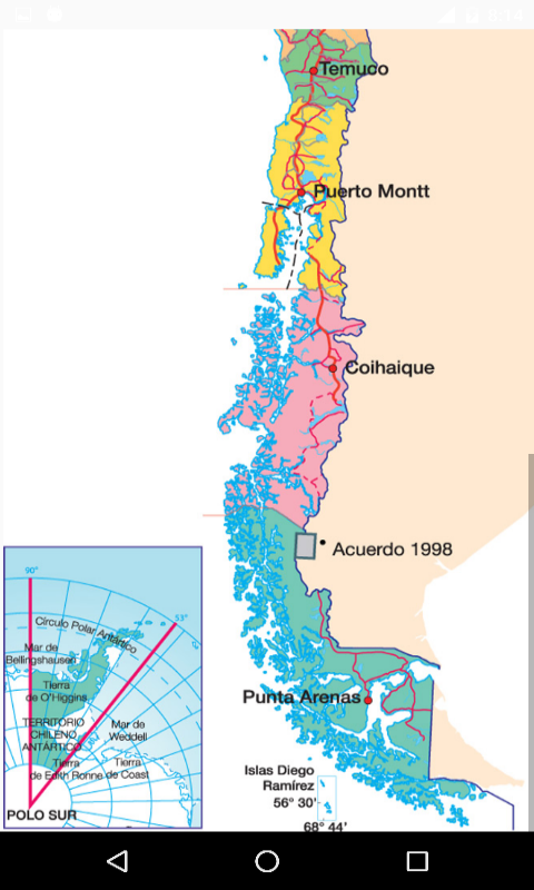 Mapa De Chile Biobio Map | Biobio Region Map