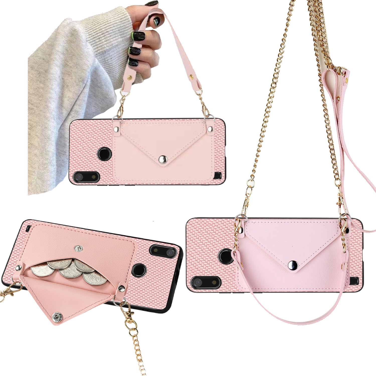 Amazon.com: Tuxiwei Crossbody Chain Phone Case Compatible for Gabb ...
