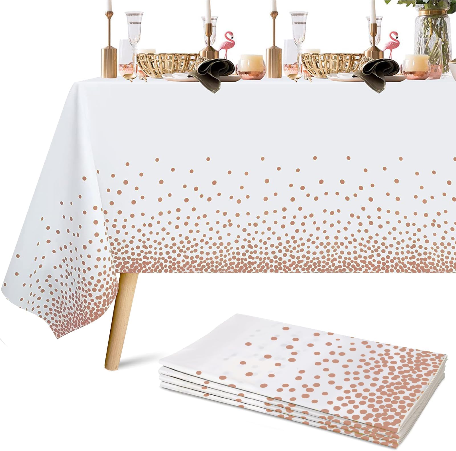 Amazon.com: 6Pcs Hawaiian Luau Tablecloth Tiki Party Tablecloths ...