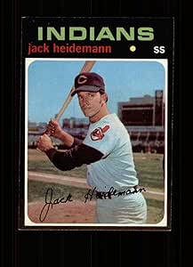 Amazon.com: 1971 Topps Baseball #087 Jack Heidemann RC (Indians) STARX ...