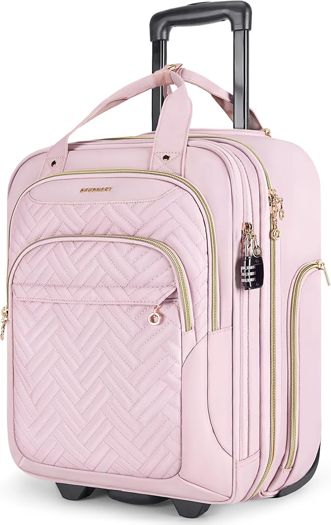 Amazon.com | BAGSMART Underseat Carry On Luggage Airline approved,16 ...