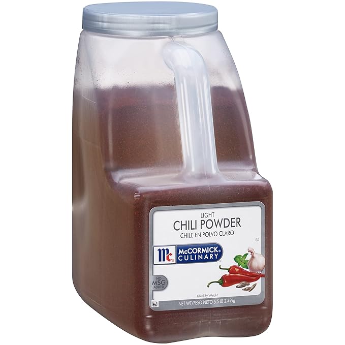 Amazon.com : McCormick Culinary Light Chili Powder, 5.5 lb - One 5.5 ...