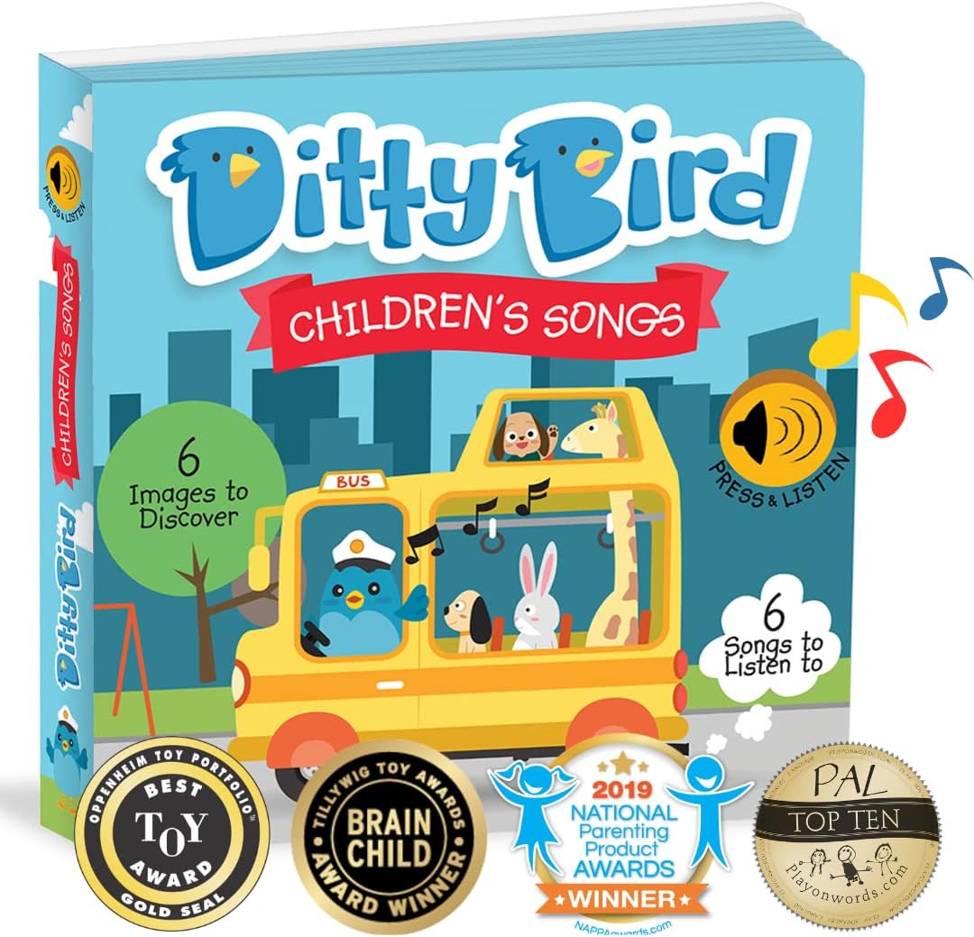 DITTY BIRD Baby Sound Toy: Children's Songs. Perfect Toys for 1 Year ...
