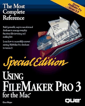 Using Filemaker Pro 3 for the Mac: Moyer, Chris, Brisbin, Shelly, Lawn ...