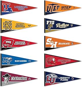 Amazon.com : Conference USA College Pennant Set : Sports Related ...