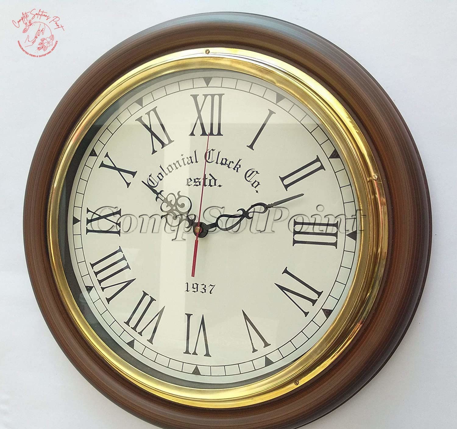 Buy Complete Solutions Point | Colonial Clock Co. | Antique Look | Wall ...