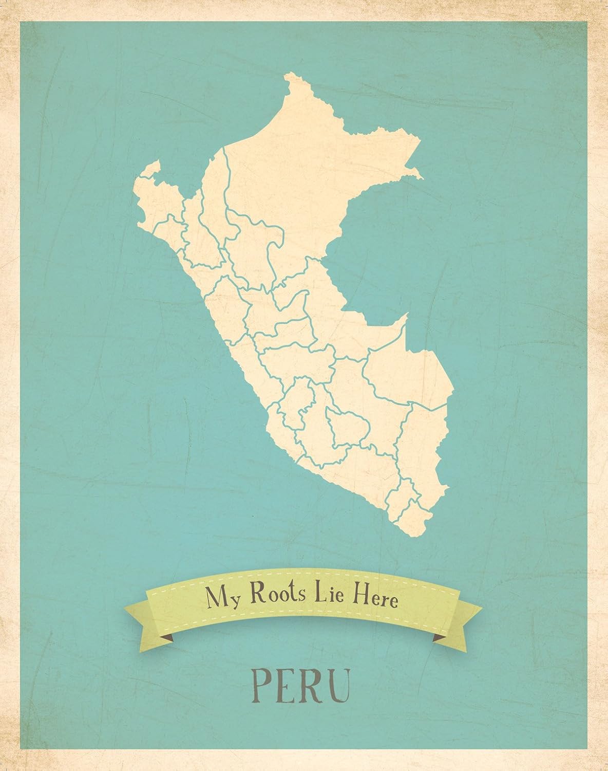 Amazon.com: Children Inspire Design Wall Map, My Roots Peru ...