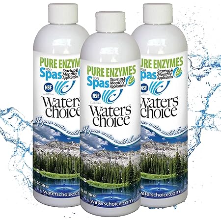 Amazon.com : Waters Choice Pure Enzymes for Spas 3 Pack- All Natural ...