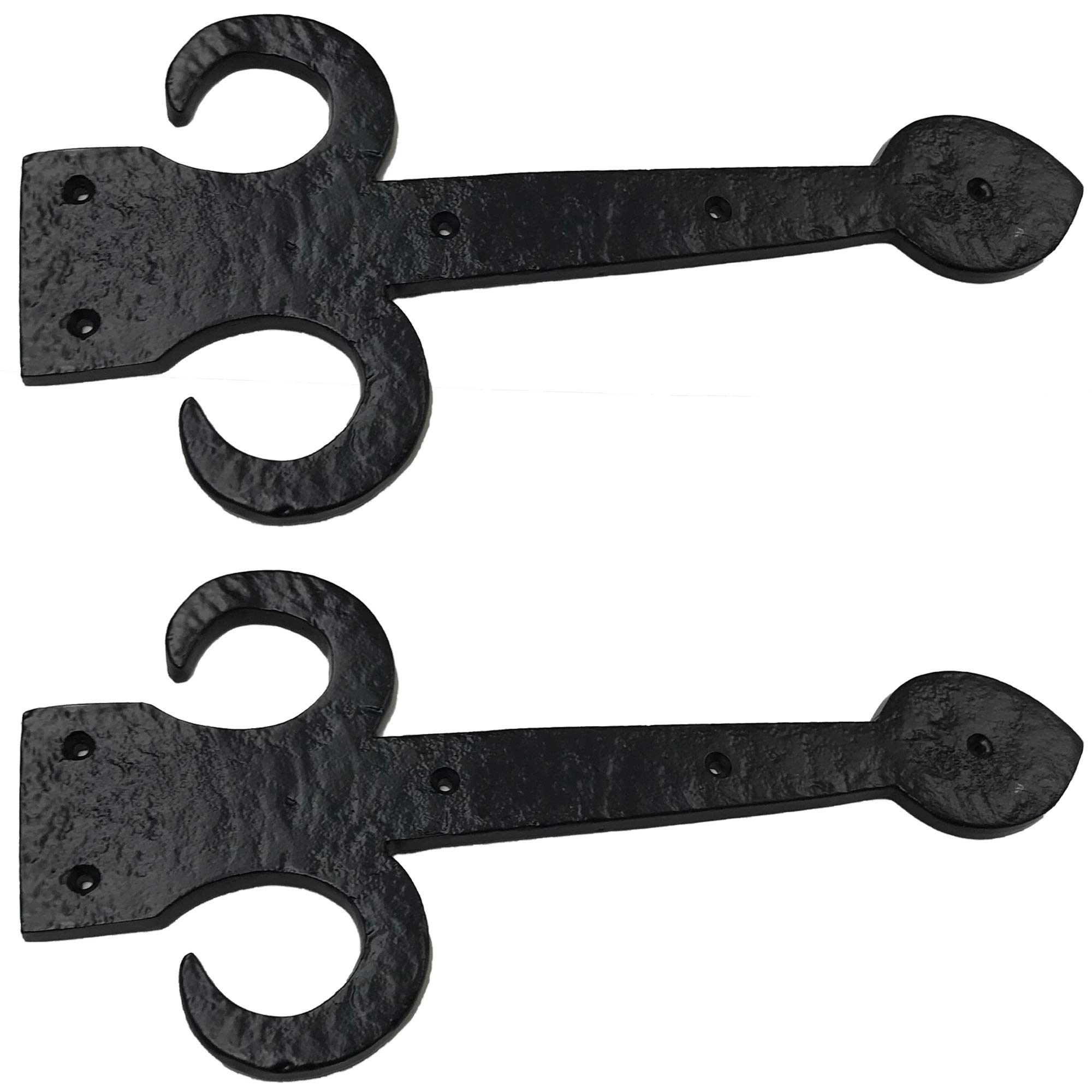 12" - DS-118 - Fleur di lis Spear Decorative Iron Strap - Antique Style ...
