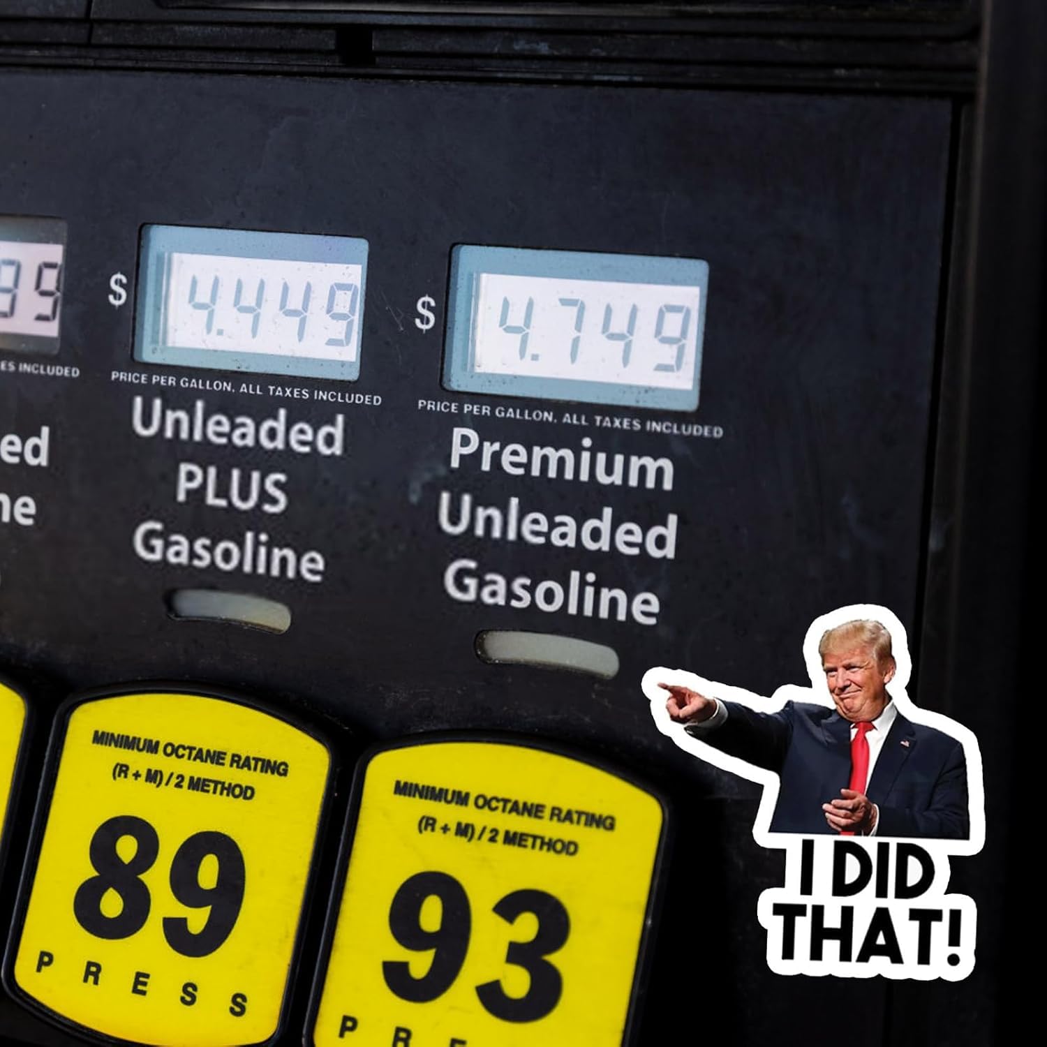 Snapklik.com : 100Pcs Trump I Did That Stickers Gas Pump Stickers Decal ...