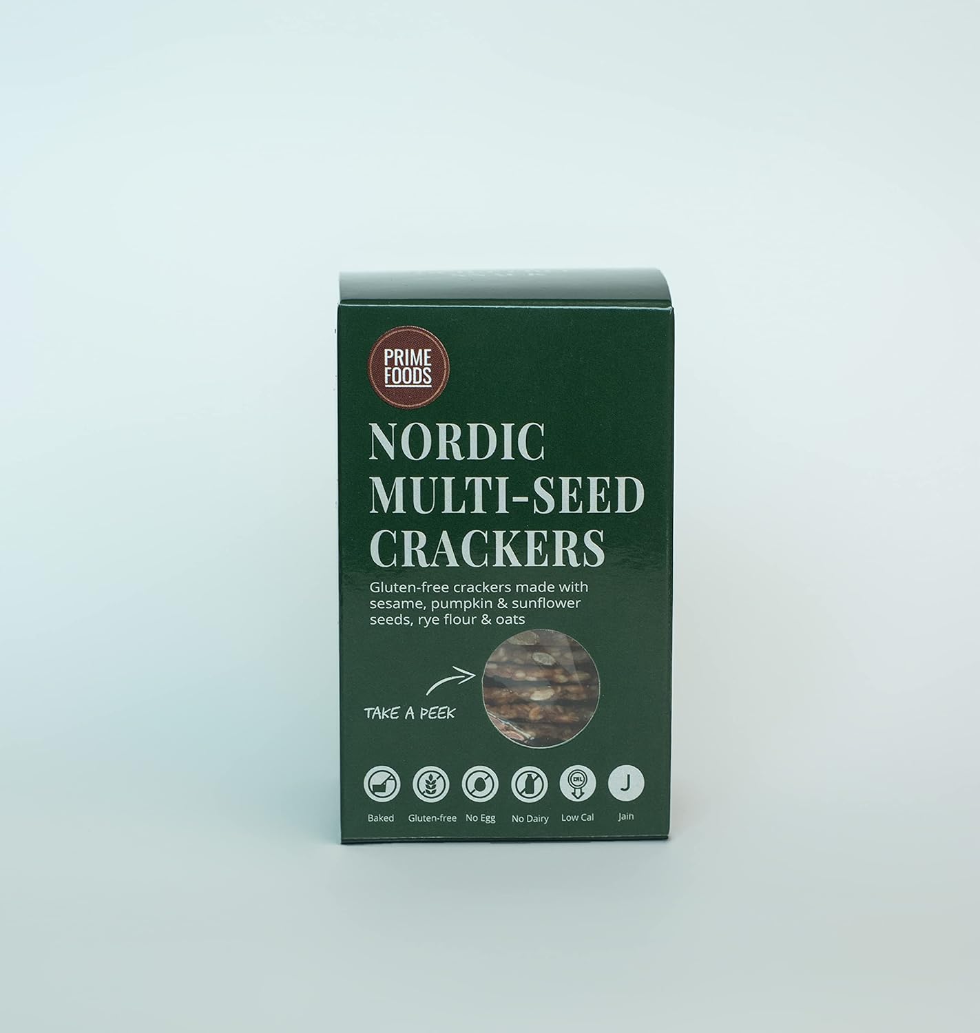 Prime Foods Nordic Multi Seed Healthy Crackers with Rye Flour + Oats ...