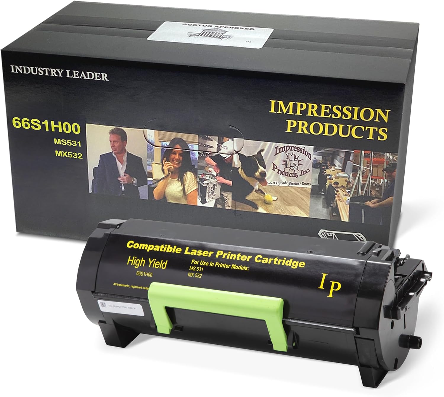Amazon.com: IMPRESSION PRODUCTS High-Yield Toner Cartridge 66S1H00 ...