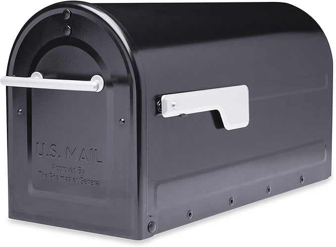ARCHITECTURAL MAILBOXES 7900-7B-SR-10 Boulder Postal Mounted Post Box ...