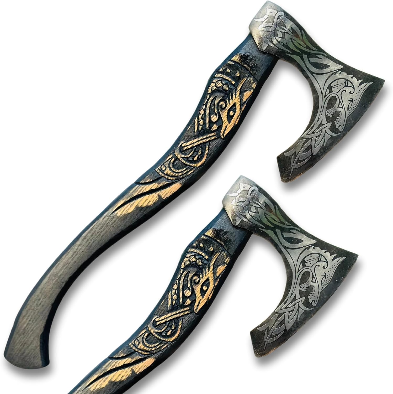 Amazon.com : JNR Traders Hatchet Axe, Carbon Steel Viking Axe Real ...
