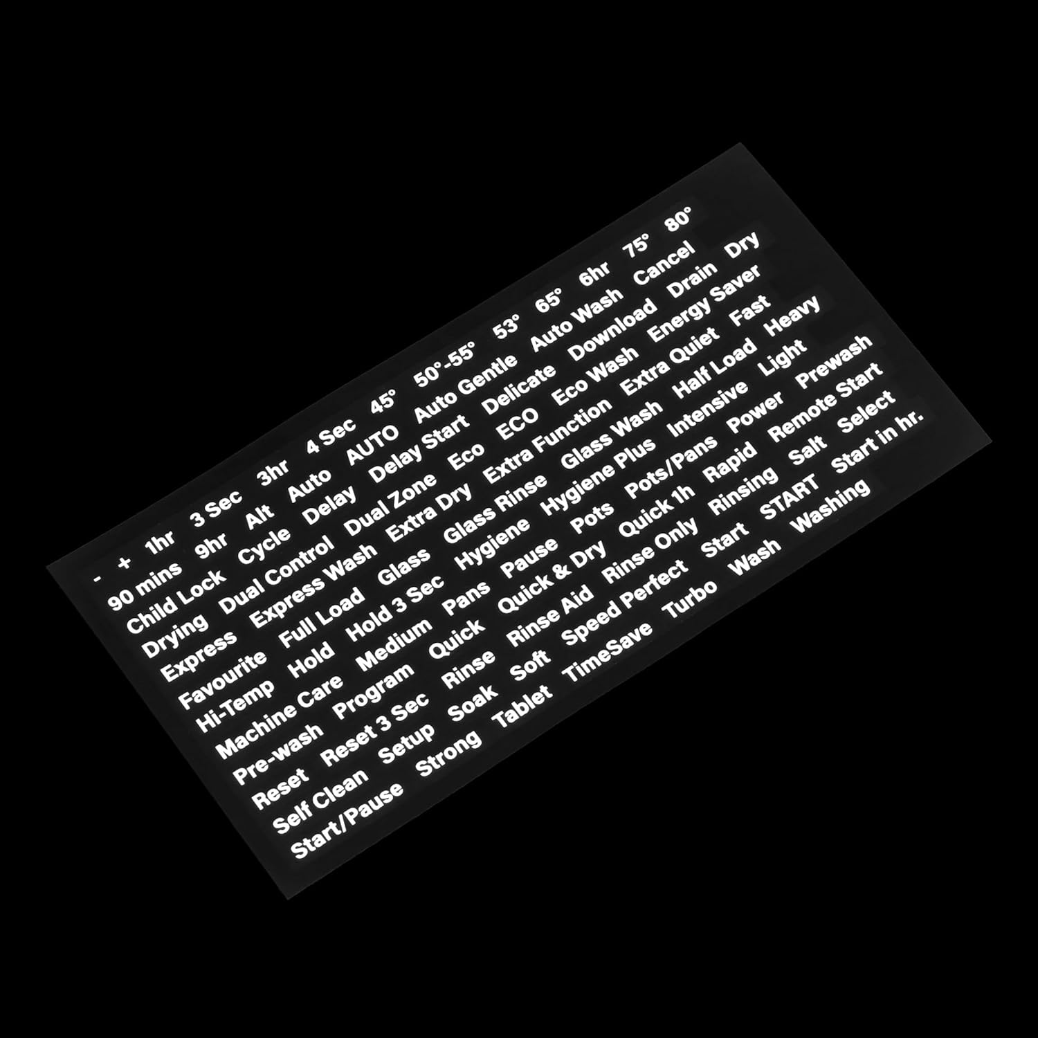 Amazon.com: HALLMERS 94pcs Universal Dishwasher Text Function Switch ...
