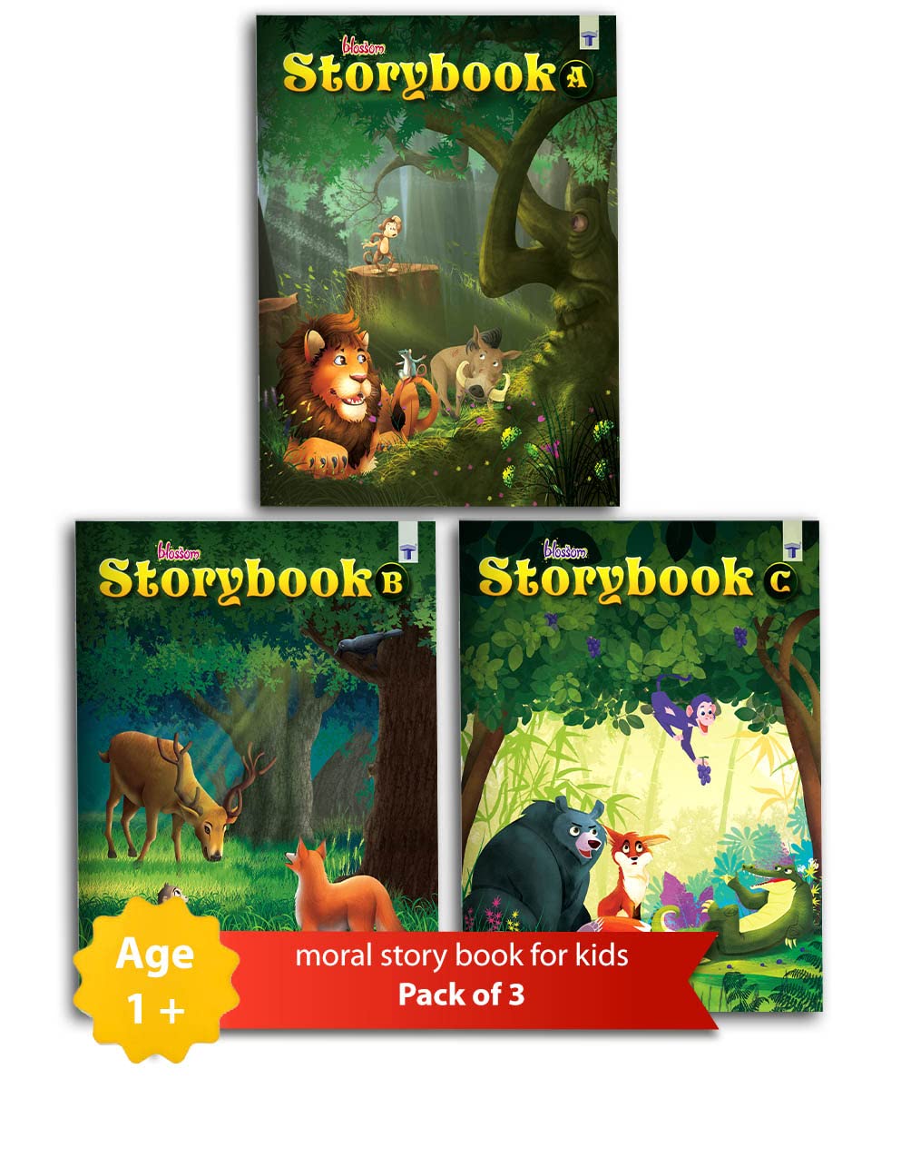 Story Books for 3 to 5 year Kids (Combo of 3 books, 93 stories): Target ...