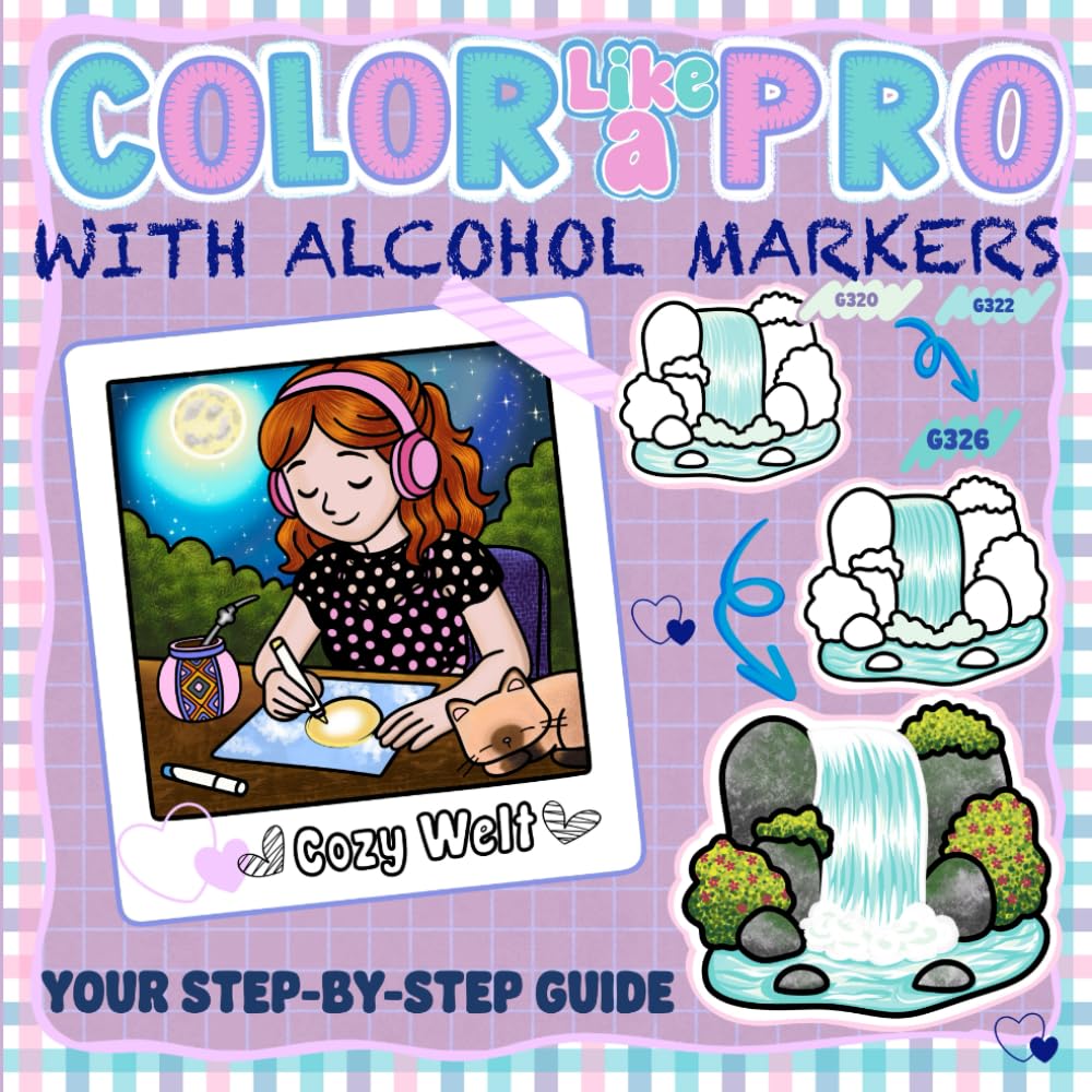 COLOR LIKE A PRO – WITH ALCOHOL MARKERS: Step-by-Step Guide to Coloring ...