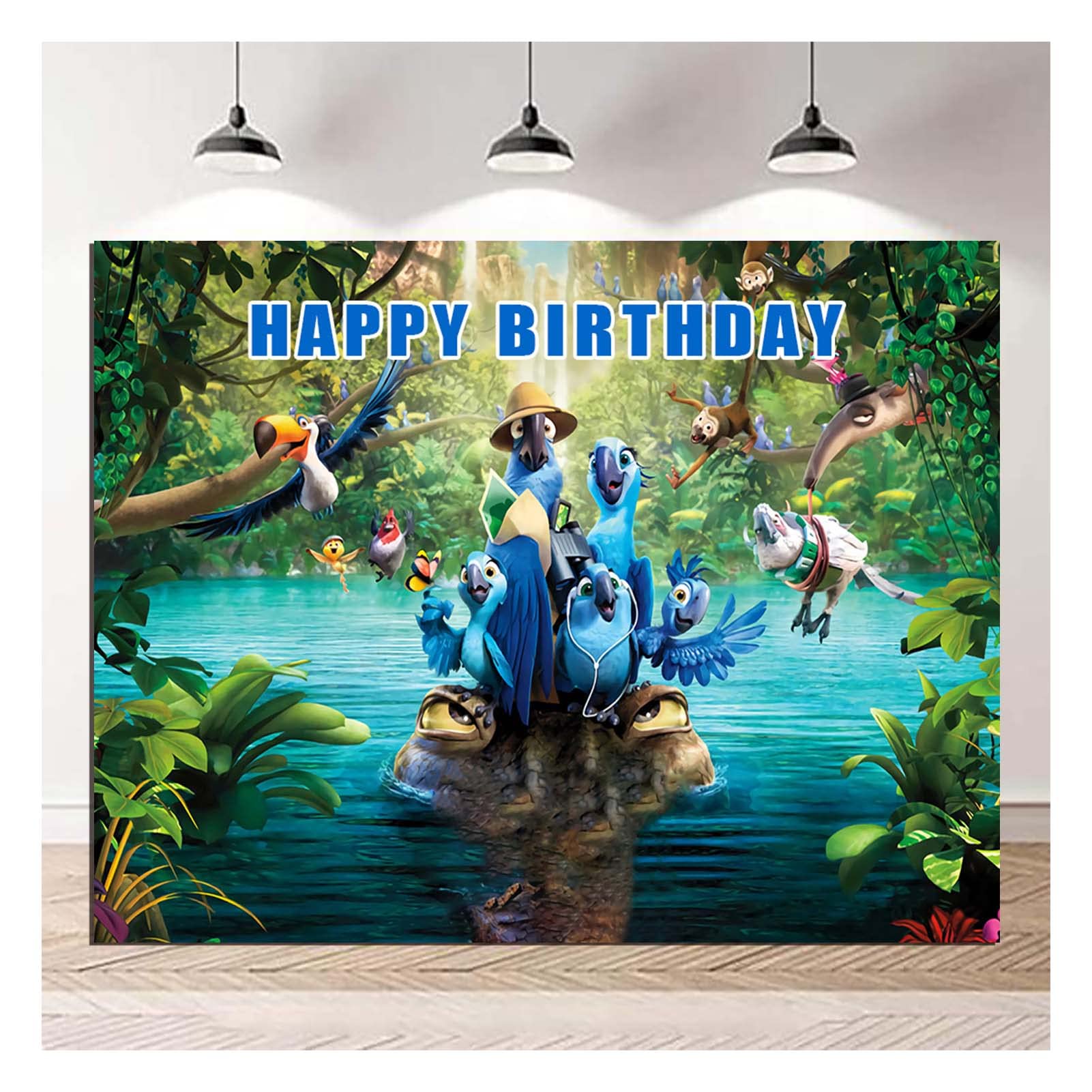 Buy 7x5FT Soft Fabric/Polyester Tropical Ocean Palm Tree Rio Theme ...