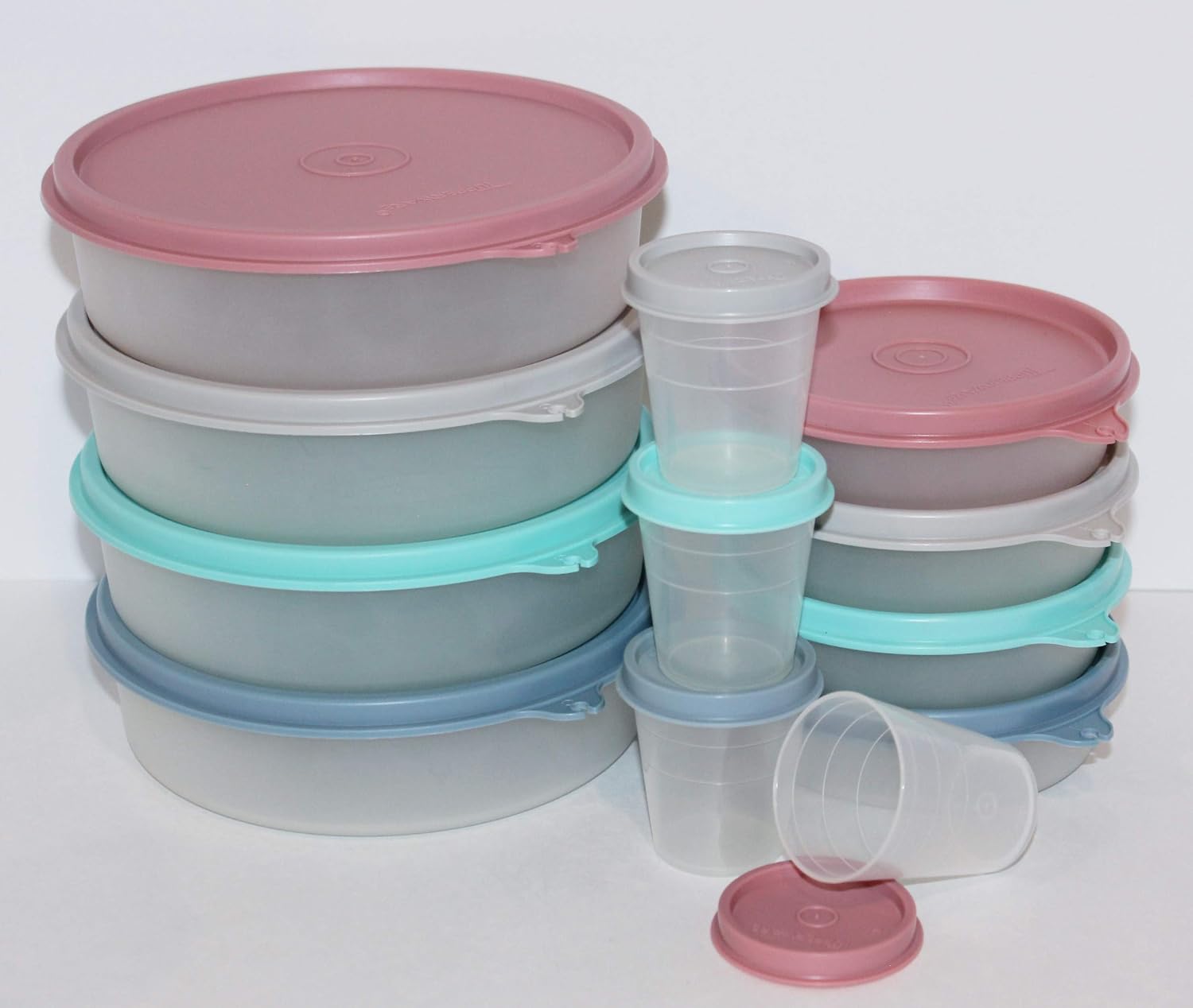 Amazon.com: Tupperware Vintage 12 Piece Set Big and Little Wonders ...
