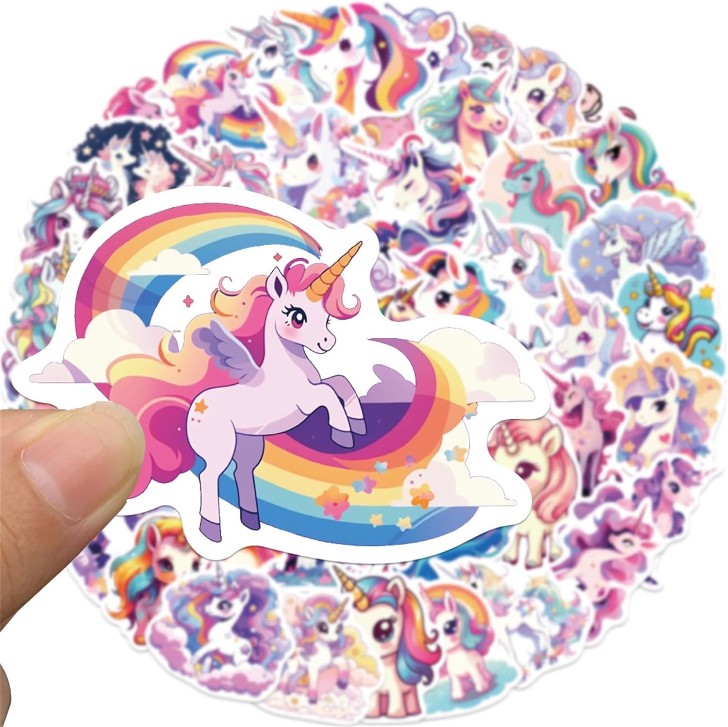 Amazon.com: 50Pcs Cute Mythical Creatures Stickers Pack Vinyl Laptop ...
