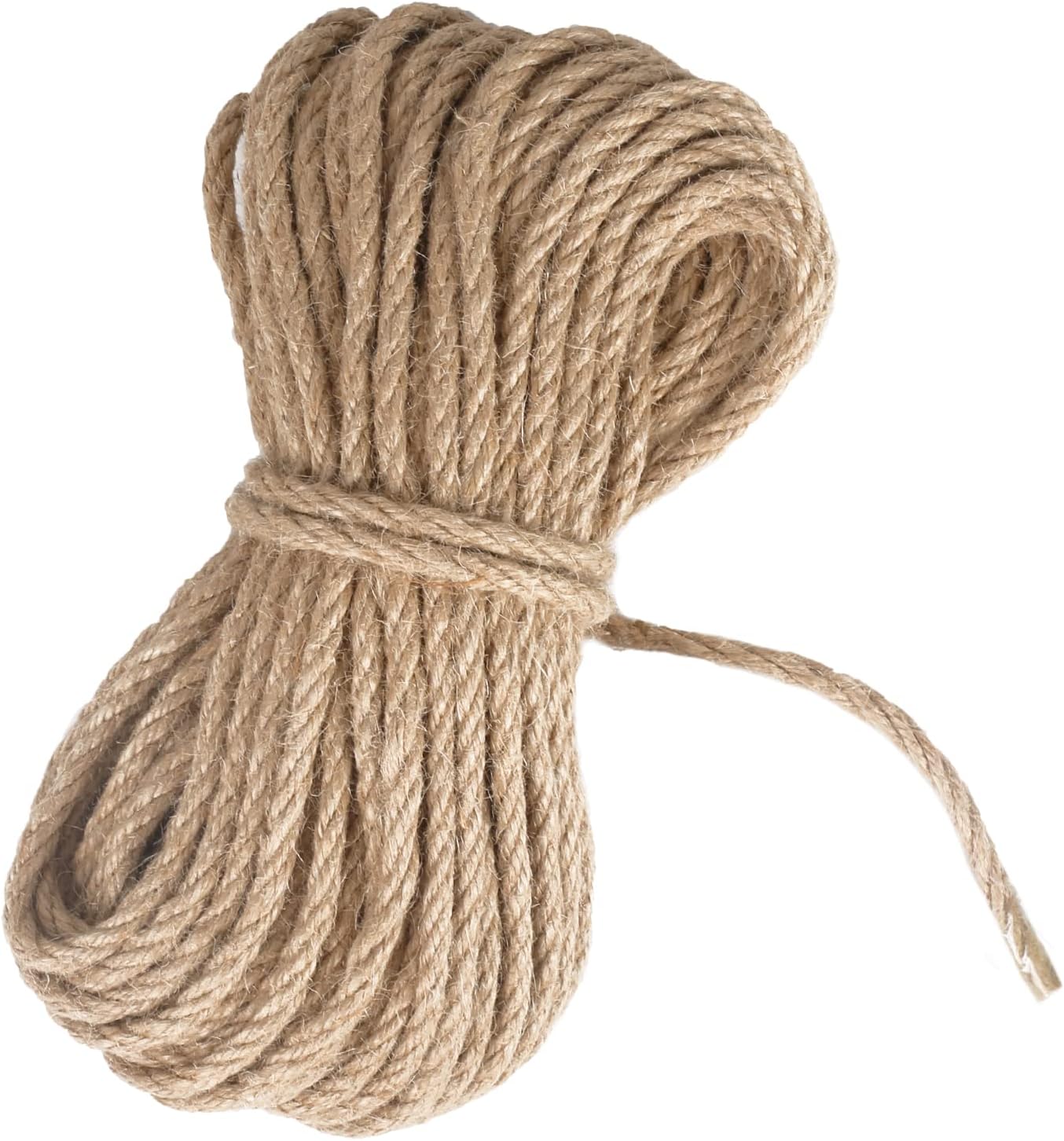 Rayher 4200531 corda di iuta, spago, cordino, corda decorativa, 6 capi ...