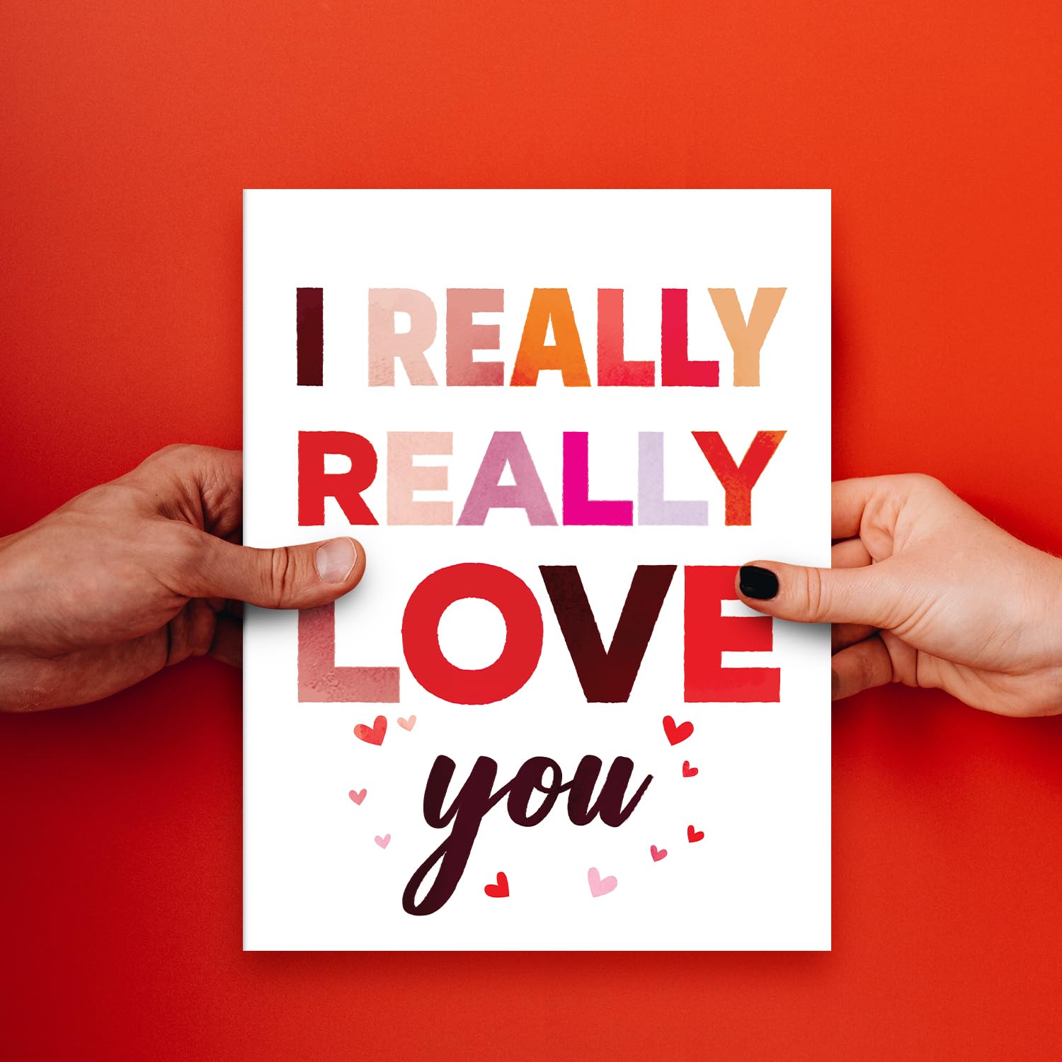 Snapklik.com : "I Really, Really Love You" Big Valentines Day Greeting ...