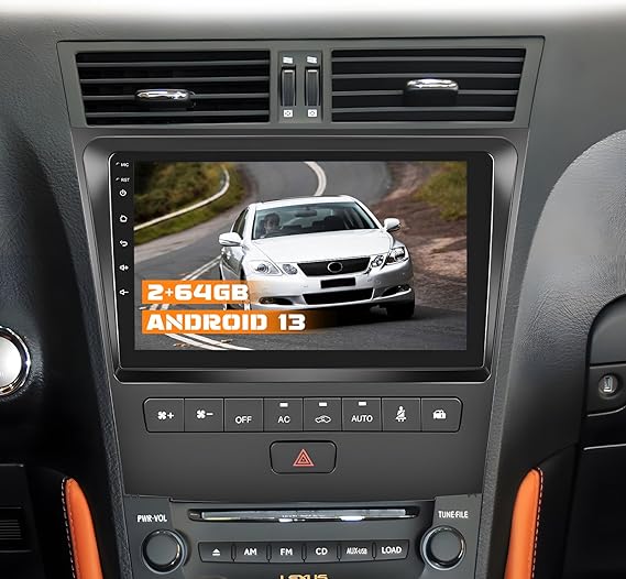 Amazon.com: Roinvou [2G+64G] Car Radio for Lexus GS GS300/350/400/430 ...