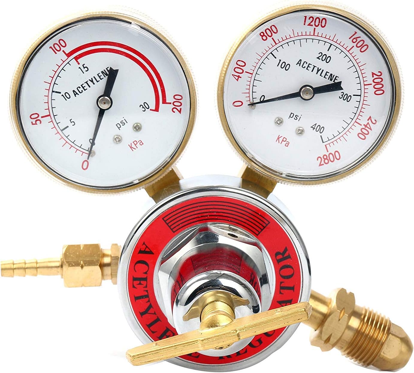 Yaetek Welding Gas Welder Acetylene Regulator Compatible with Harris ...