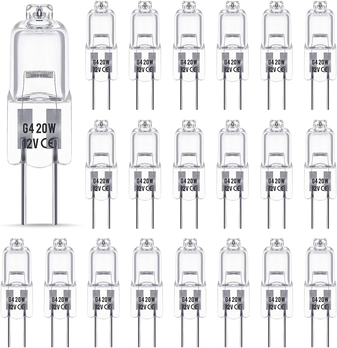 Osram 20er Pack Halostar Starlite 64425 S 20 Watt 12 Volt G4 warmweiß ...