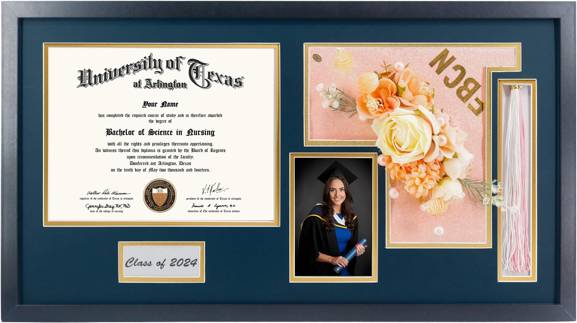 Amazon.com - GraduationMall Graduation Shadow Box Frame for 8.5x11 ...