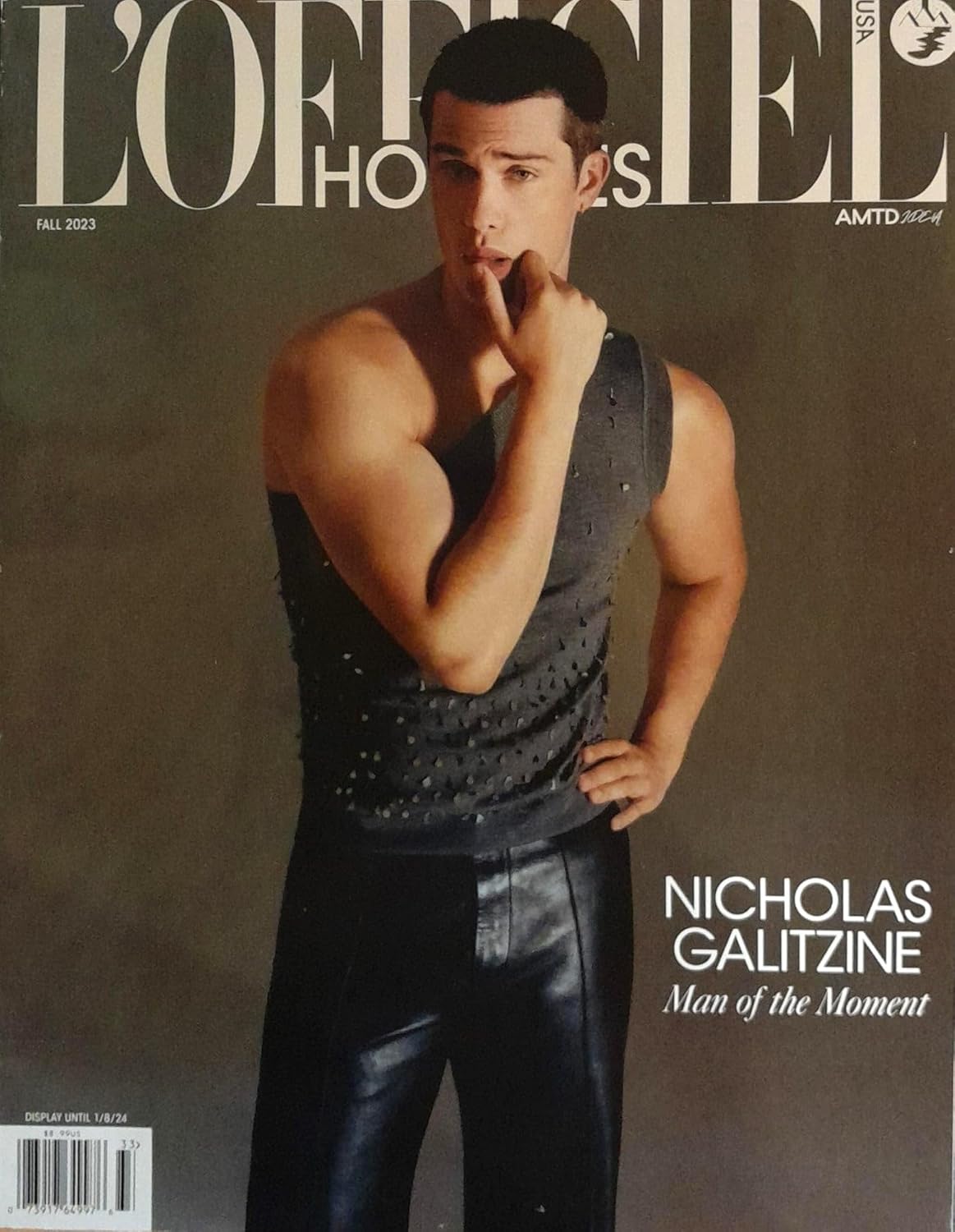 L'Officiel Hommes Usa Magazine Fall 2023 Nicholas Galitzine Man Of The ...