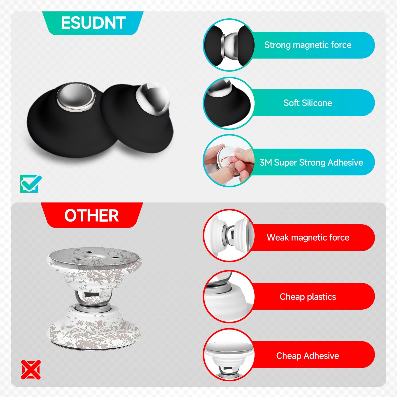 Snapklik.com : ESUDNT RV Magnetic Door Catch RV Door Holder Catches For ...