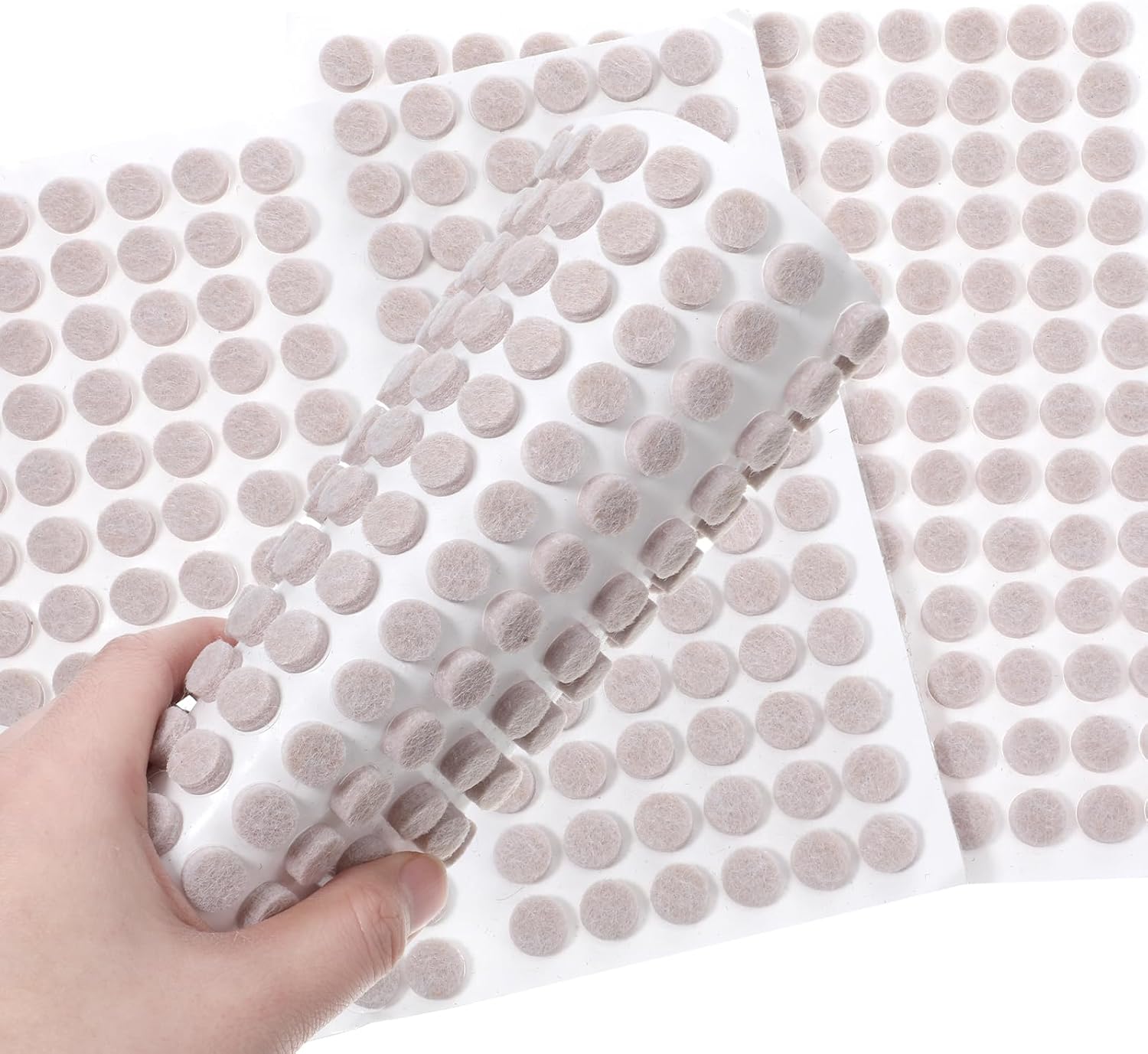 Amazon.com : 312 Pcs Small Round Felt Pads Felt Furniture Pads Self ...