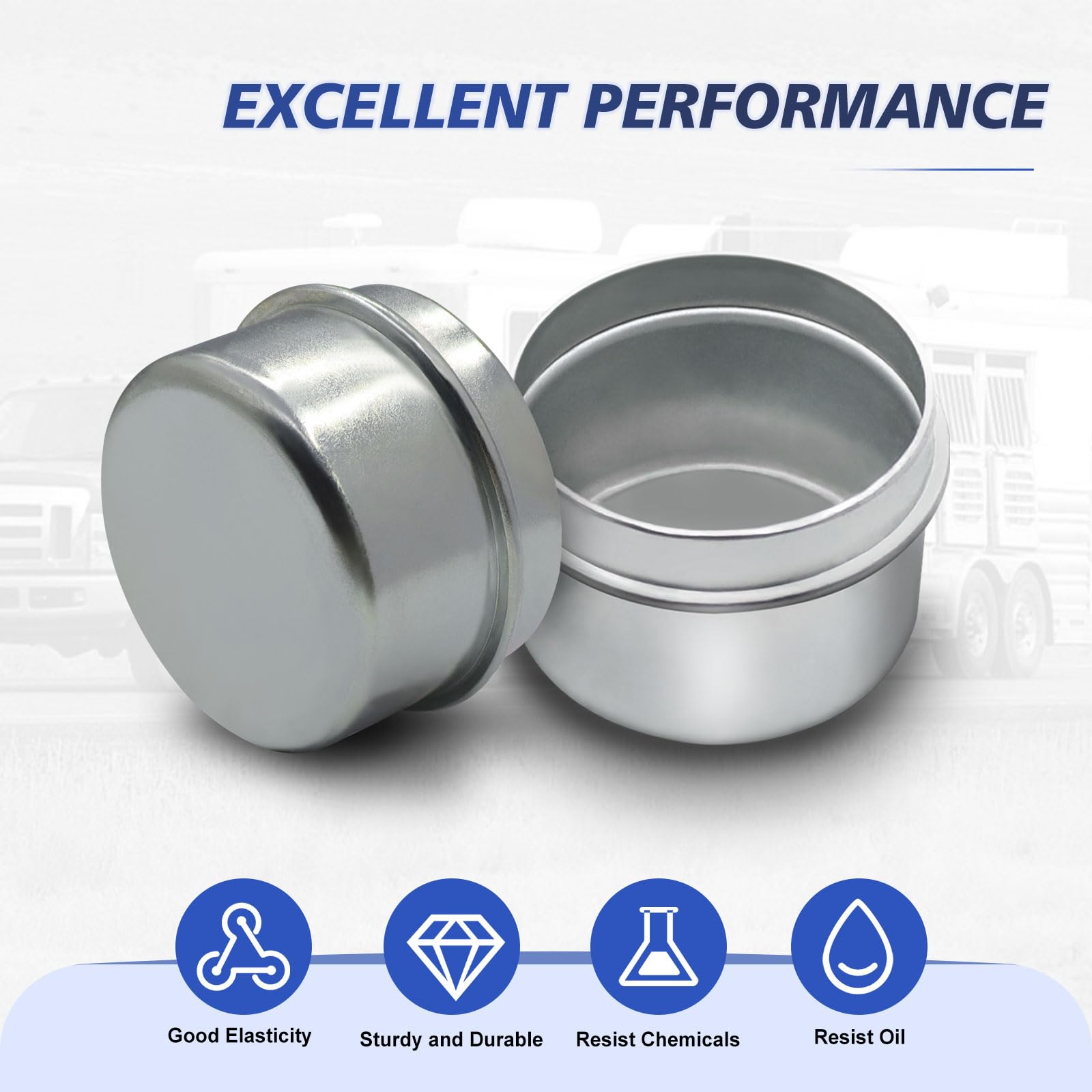 Snapklik.com : DEEPDREAM 4 Pcs 1.78" Trailer Bearing Dust Cap Grease ...