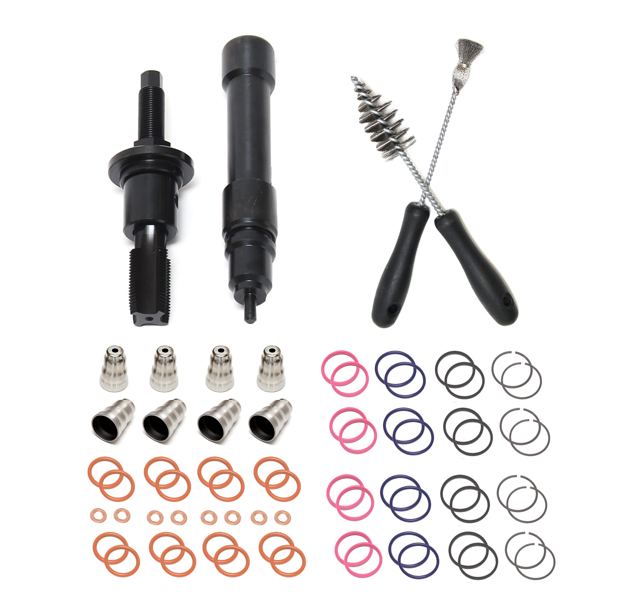Amazon.com: Injector Sleeve Cup Installation Removal Tool Kit with ...