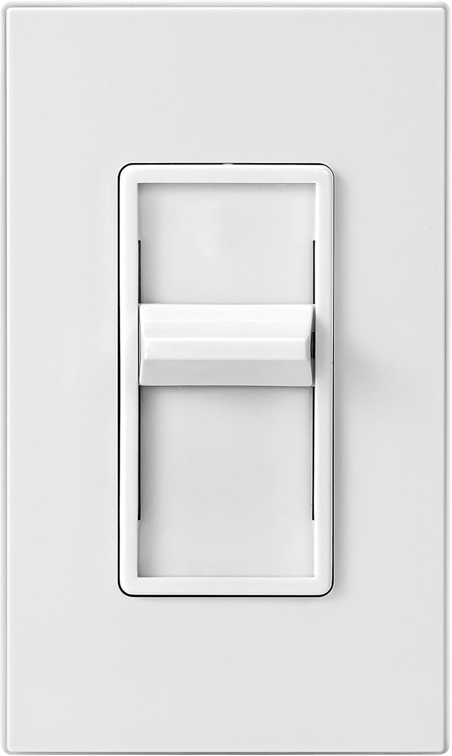 Leviton 6631-LW SureSlide 600W Incandescent Slide Dimmer, Single-Pole ...
