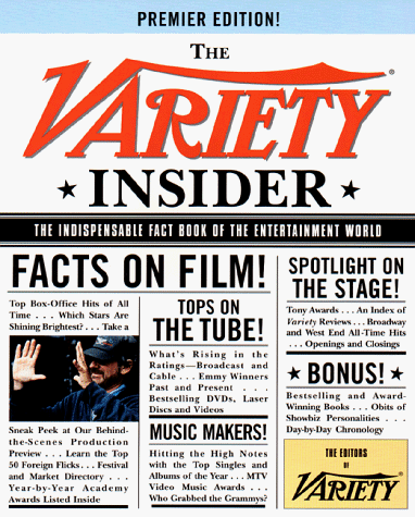 "Variety" Insider (The Variety): Amazon.co.uk: Variety, Cowie, Peter ...