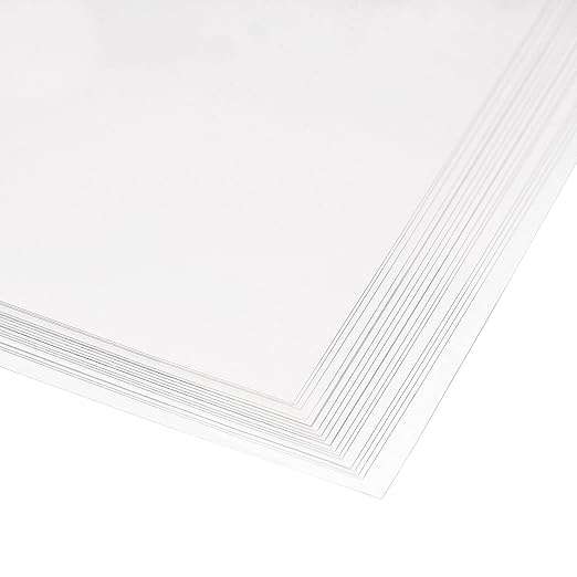 sourcing map 0.1mm Thick A4 Size Clear PVC Sheet 297mm x 210mm ...