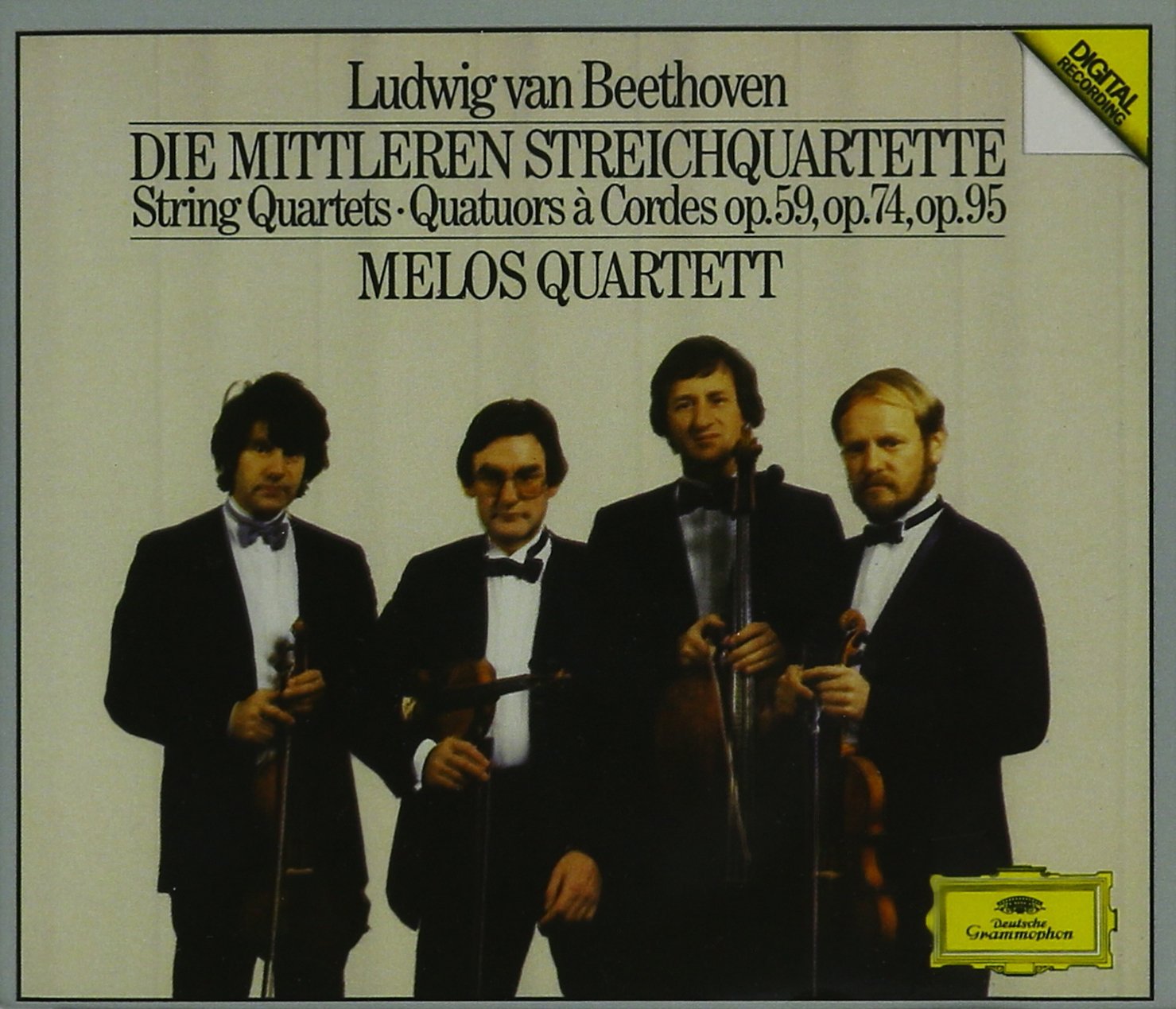 Ludwig van Beethoven (Composer), Melos Quartet - Ludwig van Beethoven ...
