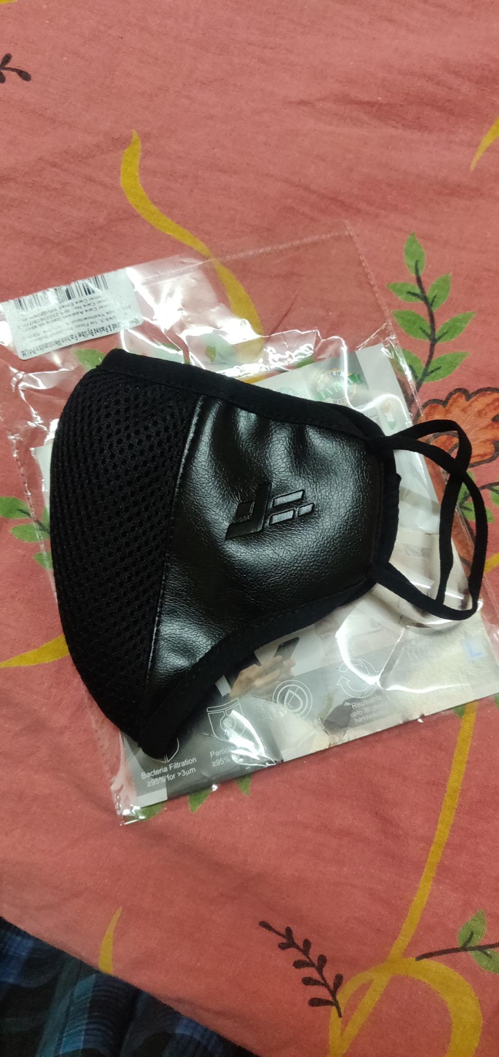 F Gear Luxur Large F95 Mask Black Pack of 1 Safeguard 7 layer ISO CE ...