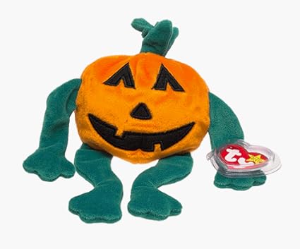 Pumkin' the Pumpkin - TY Beanie Baby : Amazon.co.uk: Toys & Games