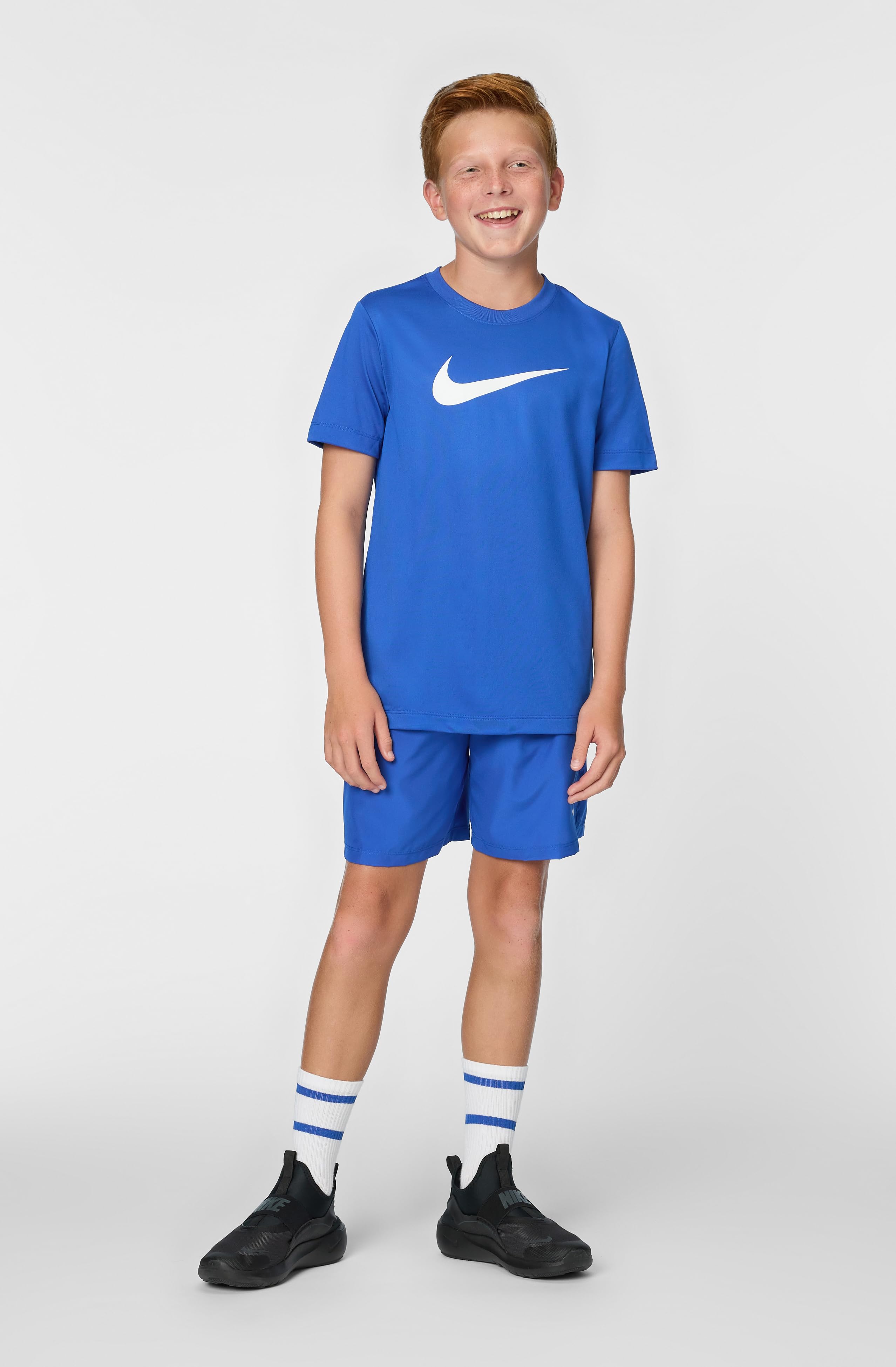 Amazon.com: Nike Unisex Kids Multi Dri-Fit Training Shorts, Game Royal ...