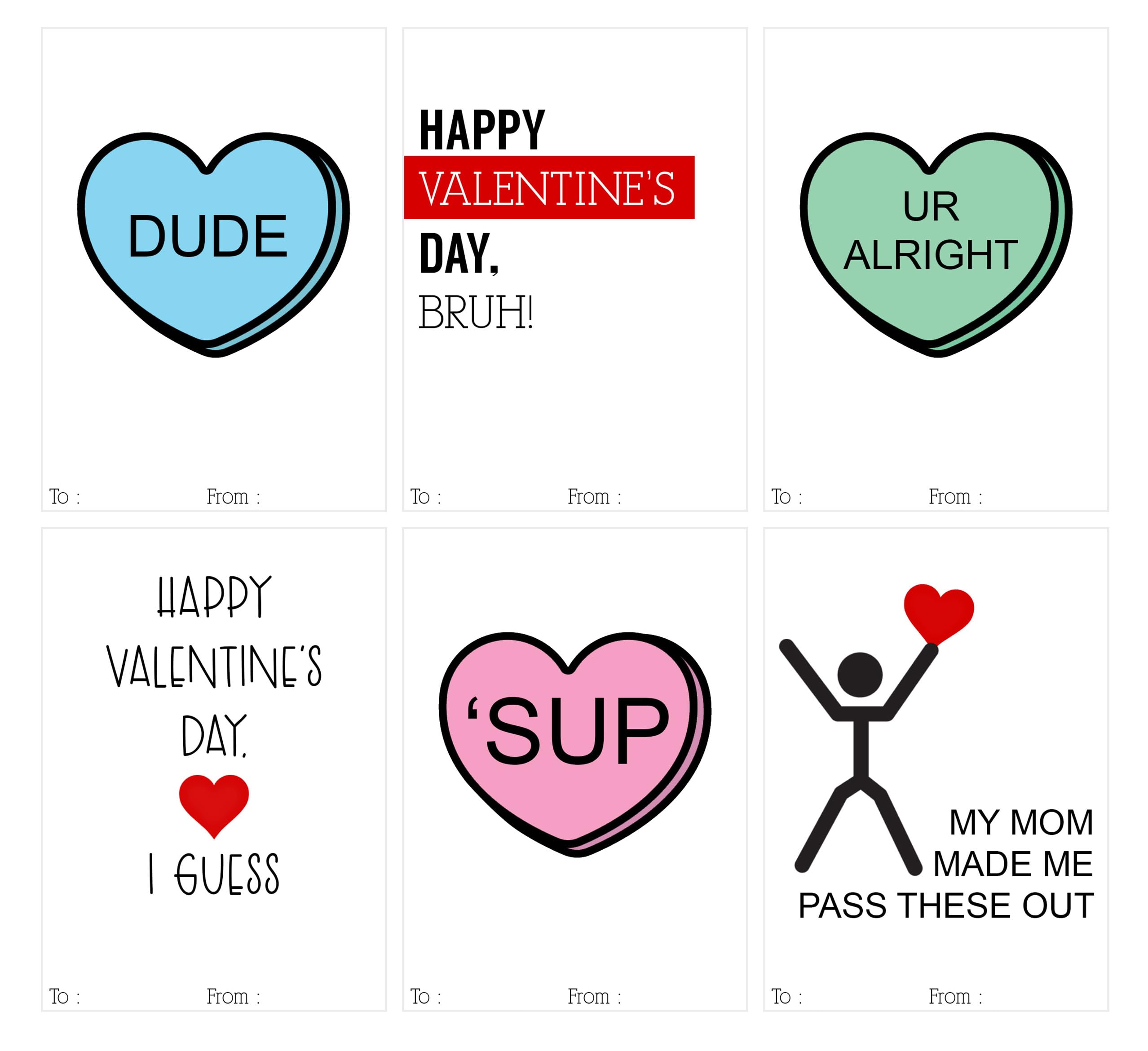Amazon.com : Silly Goose Gifts Bruh Funny Slang Themed Valentines Day ...