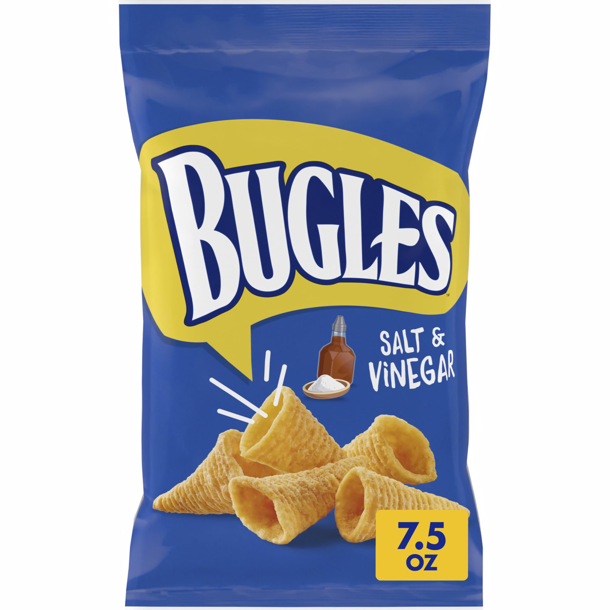 Snapklik.com : Bugles Salt And Vinegar Crispy Corn Snacks