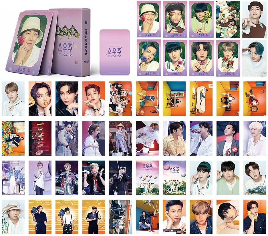 BTS Lomo Cards 55Pcs BTS Sowoozoo New Album Cards BTS 2021 Small Poster ...