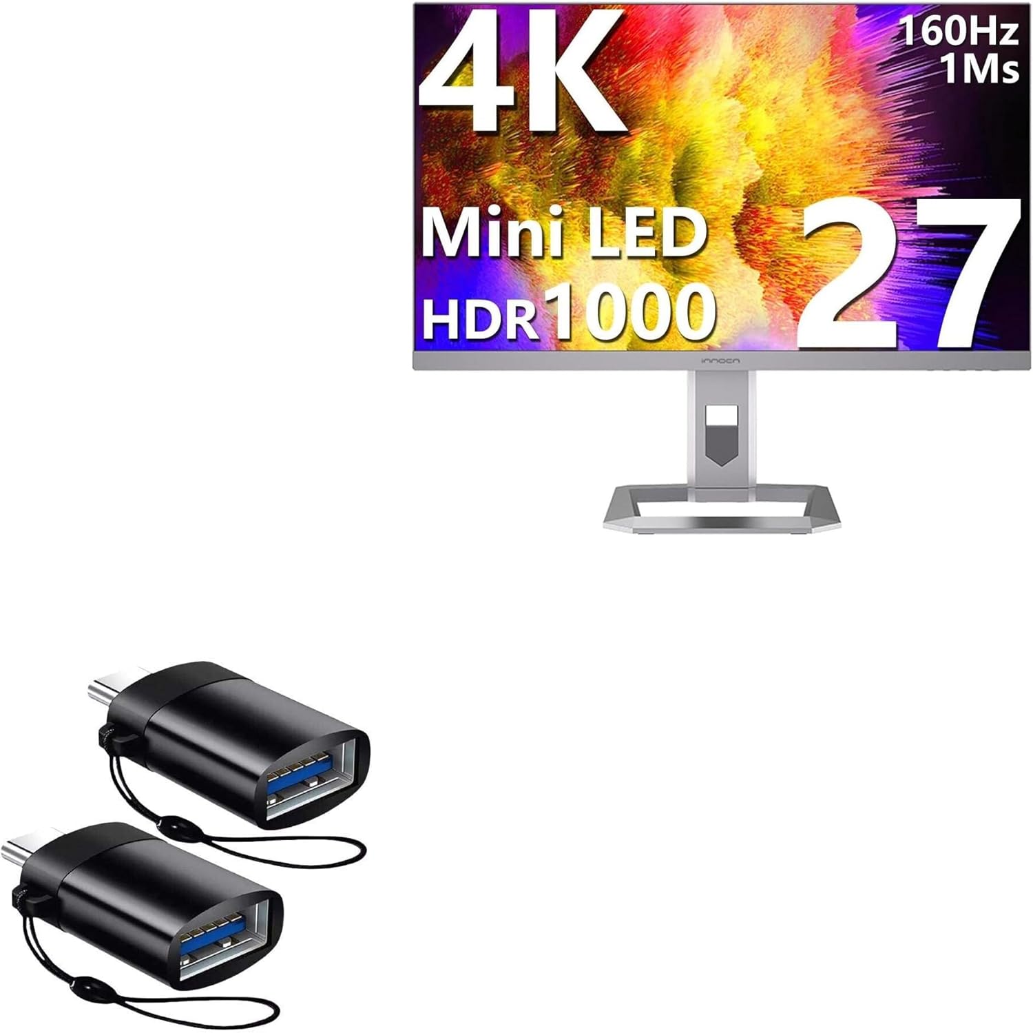 Amazon.com: BoxWave Cable Compatible with INNOCN 4K Mini LED Monitor ...